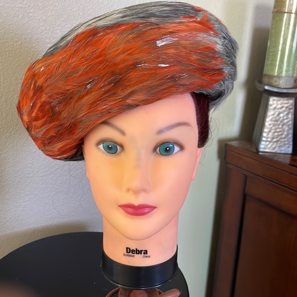 Accessories | Vintage Custom Made Feather Hat | Poshmark